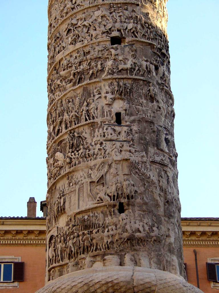 Rome 2000 – columns of Trajan and Marcus Aurelius – The True Fork
